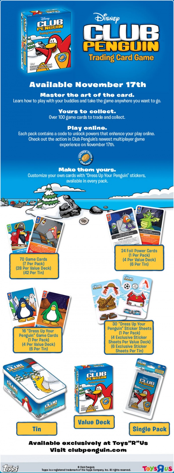 Club Penguin Trading Card Game - Disneys Online Worlds Guide (Wiki)